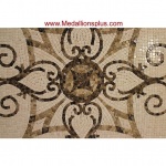 Square Mosaics - Design 7 - MedallionsPlus.com - Floor Medallions on ...