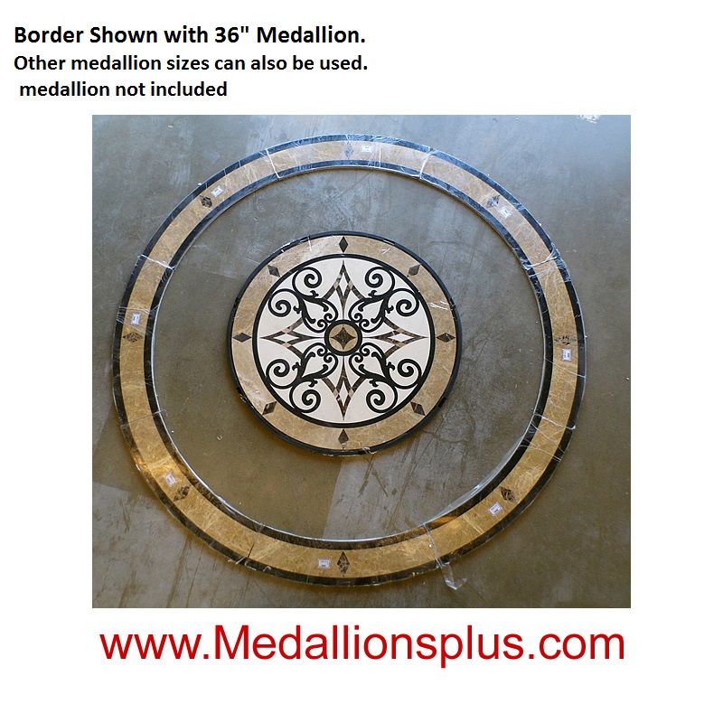 5 ft Medallion Border Ring - MedallionsPlus.com - Floor Medallions on ...