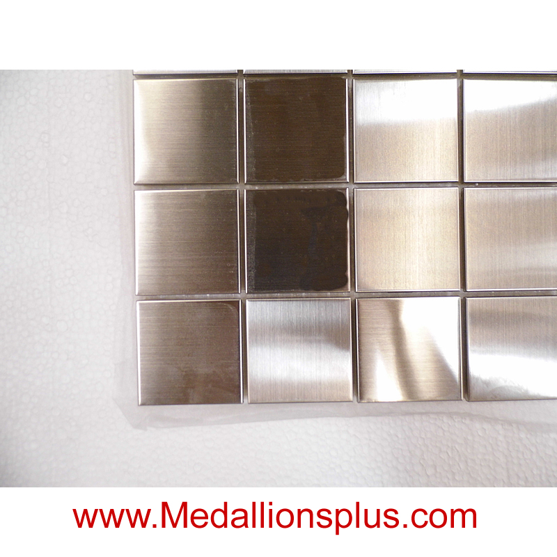 Stainless Steel Tile - MedallionsPlus.com - Floor Medallions on Sale ...