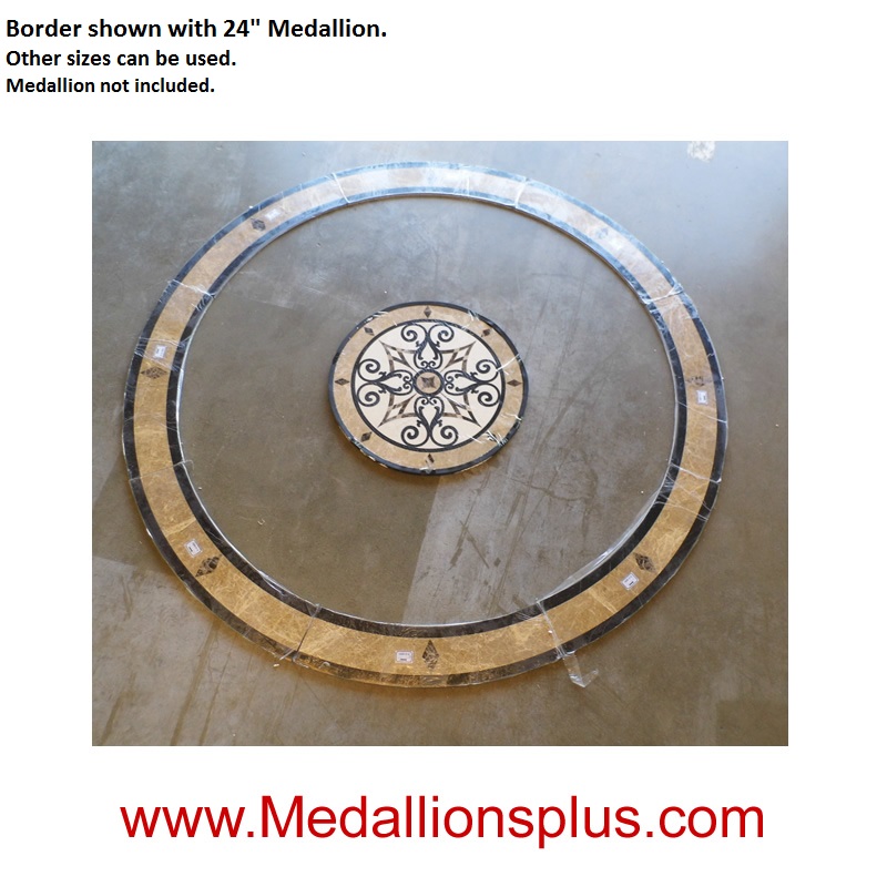 5 ft Medallion Border Ring - MedallionsPlus.com - Floor Medallions on ...