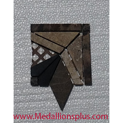 Marble Chain - Tile Border Corner 4" x 12" - MedallionsPlus.com - Floor ...