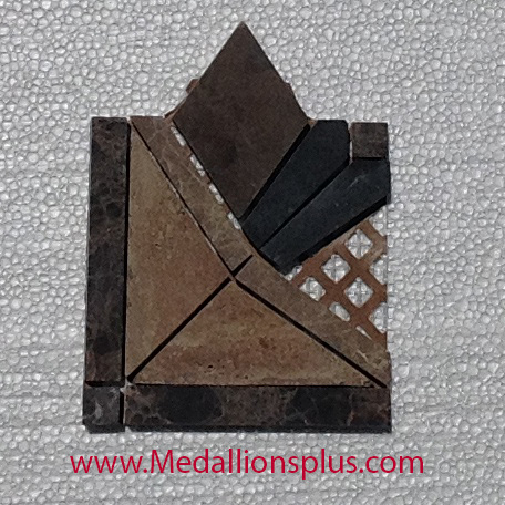 Marble Chain - Tile Border Honed Corner 5" x 12" - MedallionsPlus.com ...