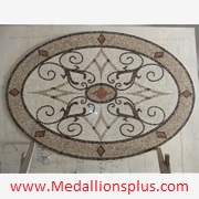 Oval Mosaics - Design 6 - MedallionsPlus.com - Floor Medallions on Sale ...